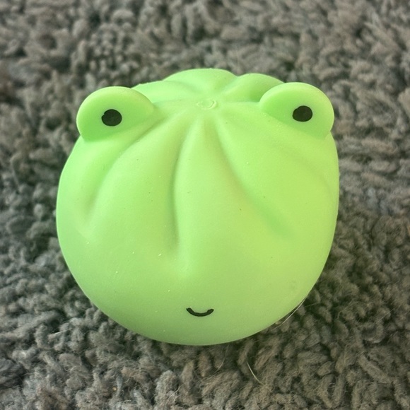 Toys | Nwot Green Frog Dumpling Squishy Stress Fidget Toy | Poshmark